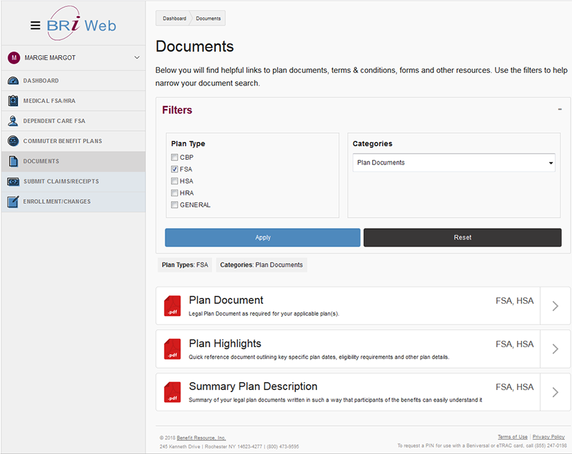 What are plan highlights and where do I find them? | BRI | Benefit Resource