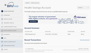 HSA Member Portal | BRI | Benefit Resource