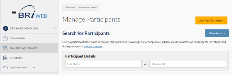 BRIWEB Management Portal | BRI | Benefit Resource