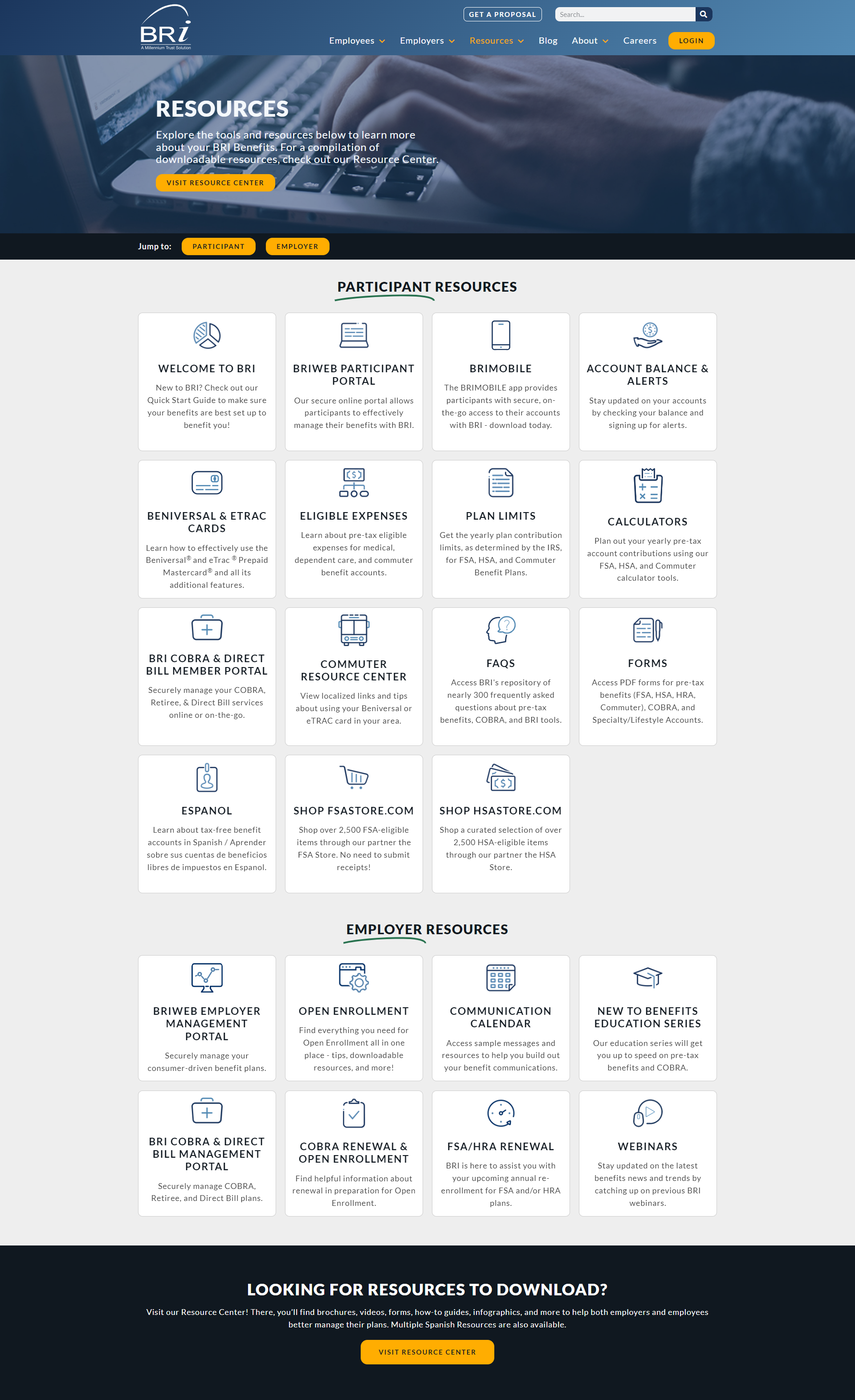 BRI Resources Website Enhancement Announcement | BRI | Benefit Resource